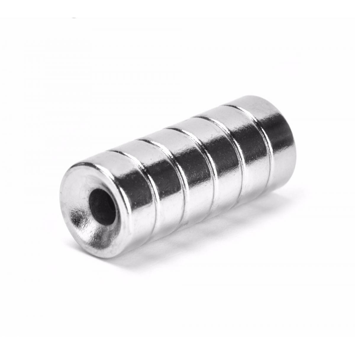 ★TheQ★ Starke Neodym Scheibenmagnete Supermagnet Bohrung Senkung für ...